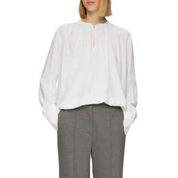 s.Oliver BLACK LABEL Damen s.Oliver BLACK LABEL Langarmbluse mit leichter Raffung am Kragen beige 34