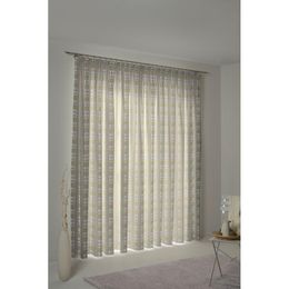 WIRTH Vorhang &raquo;Laufenberg&laquo; Multifunktionsband 1 Stk. tlg. gr&uuml;n Jacquard, Baumwolle, Polyester 145cm, Multifunktionsband, 132cm