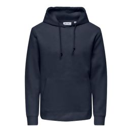 Only & Sons Only & Sons Herren ONLY & SONS Kapuzensweatshirt &raquo;ONSCHASE REG HOOD SWEAT OTL&laquo; blau XL