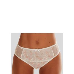 Nuance By Lascana Damen Nuance by Lascana Slip mit feiner Stickerei Spitze in blumiger Optik wei&szlig; 44/46