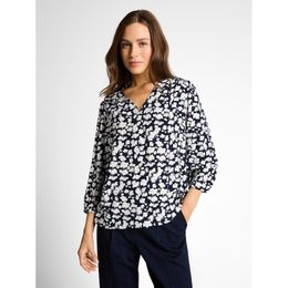 Tom Tailor Damen Tom Tailor Klassische Bluse mit All-Over Print 42