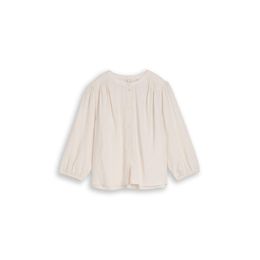 Tom Tailor Bluse Damen Gr&ouml;&szlig;e XS sand / wei&szlig;