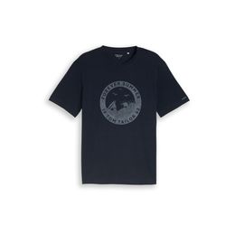 Tom Tailor T-Shirt Herren Gr&ouml;&szlig;e M navy / rauchblau