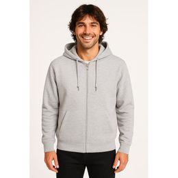 Only & Sons Only & Sons Herren ONLY & SONS Kapuzensweatshirt &raquo;ONSCHASE REG ZIP HOOD OTL&laquo; grau S