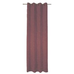 WIRTH Vorhang &raquo;B-Holmsund&laquo; Kr&auml;uselband 1 Stk. tlg. lila Chenille, Polyacryl 255cm, Kr&auml;uselband, 270cm