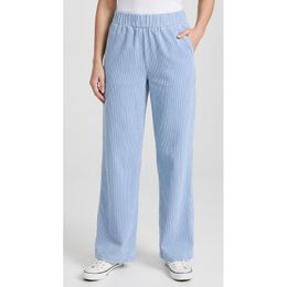 Marc O'Polo Marc O'polo Denim Damen Marc O'Polo DENIM Cordschlupfhose Weites, gerades Bein, mit l&auml;ssiger Bubble-Struktur blau S, N-Gr