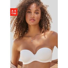 Lascana Multiway-BH mit verschiedenen Tragevarianten, BH ohne Tr&auml;ger, T-Shirt-BH beige 75, Cup E Multiway-BH