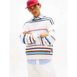Tommy Jeans Herren Strickpullover &raquo;90S MULTI STRIPES&laquo; Regular fit mit Streifenmuster L
