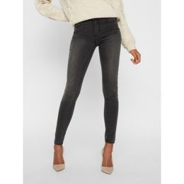 V&eacute;ro Moda Vero Moda Damen Skinny-fit-Jeans &raquo;VMTANYA MR S PIPING JEANS VI207 GA NOOS&laquo; blau XS (34), L&auml;nge 32
