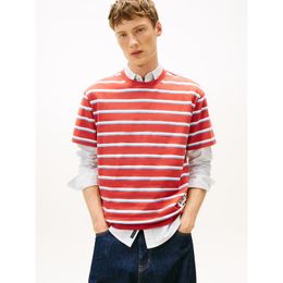 Tommy Jeans Herren T-Shirt &raquo;TJM LABEL&laquo; Relaxed fit, Jersey, Rundhals L