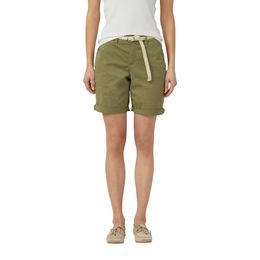 s.Oliver Damen s.Oliver Bermudas inkl. geflochtenem G&uuml;rtel, Baumwollstretch gr&uuml;n 36, N-Gr