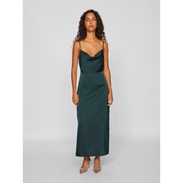 Vila Damen Tr&auml;gerkleid &raquo;VIRAVENNA STRAP ANKLE DRESS - NOOS&laquo; Kunstfaser, regular fit gr&uuml;n 34, N-Gr