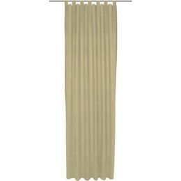 WIRTH Vorhang &raquo;Westport&laquo; Schlaufen 1 Stk. tlg. beige Jacquard, Polyester 225cm, Schlaufen, 132cm