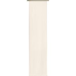 WIRTH Schiebegardine &raquo;Newbury&laquo; Klettband 1 Stk. tlg. Ohne Befestigungszubeh&ouml;r, Breite: 57 cm beige Jacquard, Baumwolle, Polyester 145cm, Klettband, 57cm