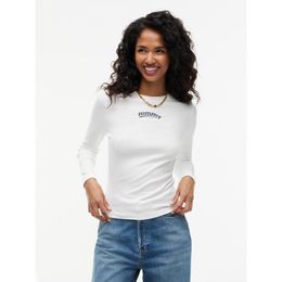 Tommy Jeans Damen Langarmshirt &raquo;TJW SLIM ESS LOGO 1 LS TEE&laquo; Baumwollmischung, slim fit S (36/38)