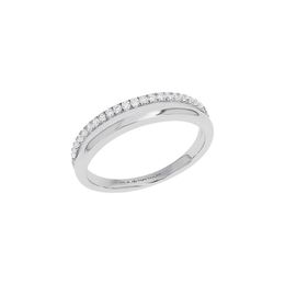 Tom Tailor Damen Tom Tailor Fingerring &raquo;Schmuck Geschenk Silber 925&laquo; mit Zirkonia (synth.) silber 60, Silber 925 (Sterlingsilber), 2mm