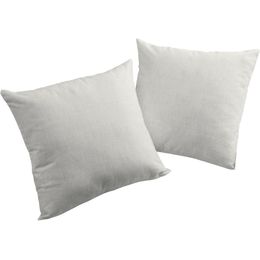 WIRTH Dekokissen &raquo;Torbole&laquo; braun Obermaterial: 90% Polyester, 10% Baumwolle B/L: 40cm x 40cm, 2 Stk.