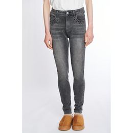 Haily's Haily&rsquo;s Damen HaILY&rsquo;S Skinny-fit-Jeans &raquo;LG HW C JN Gl44ina&laquo; schwarz XL (42), N-Gr