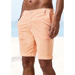 H.I.S. H.I.S Herren Shorts &raquo;sommerliche Bermuda, Cordhose&laquo; orange 34, N-Gr
