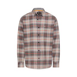 Camel Active Herren Camel Active Karohemd im Karo-Look und mit Button-Down-Kragen 4XL, N-Gr