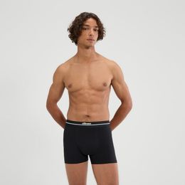Ellesse Herren Boxershorts sportlicher Stil, f&uuml;r den Alltag, aus Baumwolle und Elasthan schwarz L