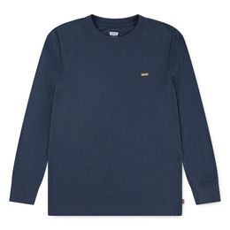 Levi's Kids Jungen Levi's Kids Langarmshirt &raquo;LVB LS GRAPHIC TEE SHIRT&laquo; mit Logo Stickerei for BOYS blau 10 (140)