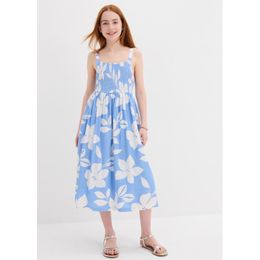 bonprix Kinder bonprix Midikleid knieumspielende L&auml;nge, mit s&uuml;&szlig;em Print, aus weichem Viskose-Stoff 164, N-Gr