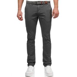 INDICODE Herren Chinos &raquo;INGeoport&laquo; grau 29, L&auml;nge 34
