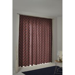 Adam Vorhang &raquo;Feathers&laquo; Kr&auml;uselband 1 Stk. tlg. aus 100% Bio-Baumwolle bunt Jacquard, Baumwolle (Bio-Baumwolle) 145cm, Kr&auml;uselband, 145cm