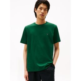 Tommy Hilfiger Herren T-Shirt &raquo;ESSENTIAL REGULAR FIT SOLID mit Stickerei&laquo; unifarben, casual, Baumwolle, Rundhals M