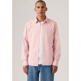 Levi's Levi's Herren Jeanshemd &raquo;BATTERY HM SHIRT SLIM&laquo; mit Logobadge rot L, N-Gr