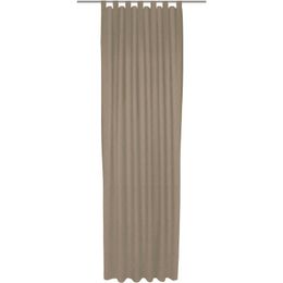 WIRTH Vorhang &raquo;Westport&laquo; Schlaufen 1 Stk. tlg. grau Jacquard, Polyester 245cm, Schlaufen, 132cm