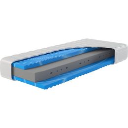Hn8 Kaltschaummatratze &raquo;XXL Gelstar KS, Waterpur -Kern mit 7 Zonen, Geltouch-Auflage&laquo; 25 cm hoch Raumgewicht: 38 kg/m&sup3; 1-tlg., 1 Stk. tlg. 3D-Klimaborder,