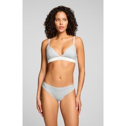 Puma Damen Puma Bralette &raquo;Puma WOMEN COTTON TRIANGLE BRALETTE 1P&laquo; herausnehmbare gepolsterte Cups f&uuml;r anpassungsf&auml;higen Look grau XL, N-Gr