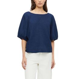 s.Oliver Damen s.Oliver Kurzarmbluse Kurze Sommerblue im Jeans-Look blau 34