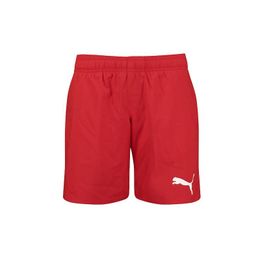Puma Jungen Puma Badeshorts &raquo;Puma SWIM BOYS MID SHORTS&laquo; schnelltrocknend, Kordelzug rot 140, N-Gr