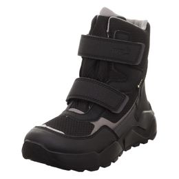 Superfit Kinder Winterboots &raquo;ROCKET WMS: Weit&laquo; Klettstiefel mit Schurwolle und GORE-TEX, Gr&ouml;&szlig;enschablone zum Download schwarz 32