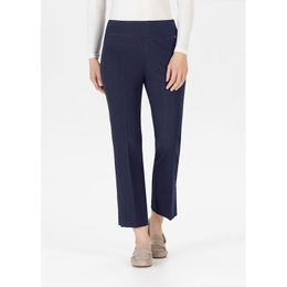 Stehmann Damen 7/8-Hose &raquo;Ina&laquo; Straight Fit, mit seitlichen Schlitzen blau 40, N-Gr