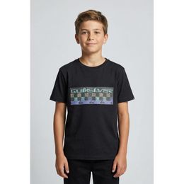Quiksilver Jungen T-Shirt &raquo;NEXT GEN SHORT SLEEVE&laquo; Kurzarm-Design, f&uuml;r Kinder von 10 bis 16 Jahren, aus Baumwolle schwarz 12 (146/152)