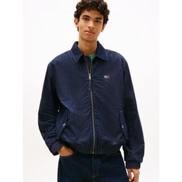 Tommy Jeans Herren Jeansjacke &raquo;CHAMBRAY HARRINGTON&laquo; ohne Kapuze Regular fit mit Klappentaschen blau XXL