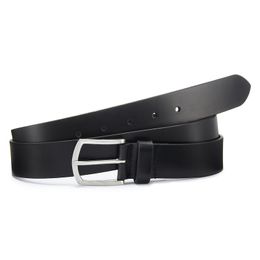 John Devin Herren H&uuml;ftg&uuml;rtel &raquo;Lederg&uuml;rtel, Hoseng&uuml;rtel, Jeansg&uuml;rtel, Herreng&uuml;rtel, Anzugg&uuml;rtel&laquo; G&uuml;rtel f&uuml;r Jeans & Hosen, aus hochwertigem Leder 90