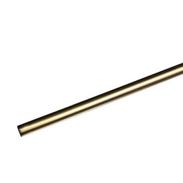 Liedeco Gardinenstange &raquo;Fixma&szlig;&laquo; &Oslash; 16 mm Fixma&szlig; 1-l&auml;ufig im Fixma&szlig; &Oslash; 16 mm gold Metall B/L: 120cm &Oslash; 16mm
