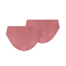 Puma Damen Puma Slip &raquo;Puma WOMEN INVISIBLE COTTON BRIEFS 2P&laquo; nahtlose R&auml;nder f&uuml;r eine unsichtbare Passform rosa M
