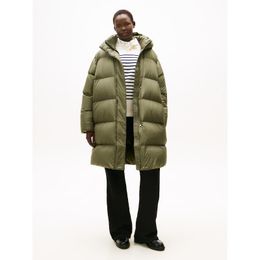 Tommy Hilfiger Curve Damen Daunenmantel &raquo;CRV MODERN DOWN REG COAT&laquo; in gro&szlig;en Gr&ouml;&szlig;en gr&uuml;n 46