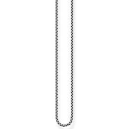 Thomas Sabo Herren Thomas Sabo Collierkettchen &raquo;Venezianerkettengliederung, 1,0 mm breit&laquo; grau 50, Silber 925 (recycelt)