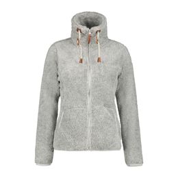 Icepeak Damen Fleecejacke &raquo;Icepeak COLONY&laquo; schnell trocknendes Material aus Polyester, mit Rei&szlig;verschluss grau XL