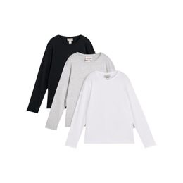 bonprix Jungen bonprix Langarmshirt Packung, 3 bunt 128/134