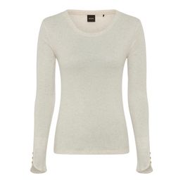 BOSS Orange Damen BOSS Orange Langarmshirt &raquo;Edeline Premium Damenmode&laquo; mit gekn&ouml;pften &Auml;rmeln, Slim Fit beige XL