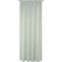 WIRTH Vorhang &raquo;Berwick&laquo; Multifunktionsband 1 Stk. tlg. gr&uuml;n Jacquard, Baumwolle, Polyester 145cm, Multifunktionsband, 132cm