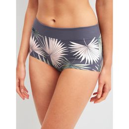 Calida Damen Calida Panty &raquo;Elastic Trend&laquo; mit floralem Print grau XS (36/38)